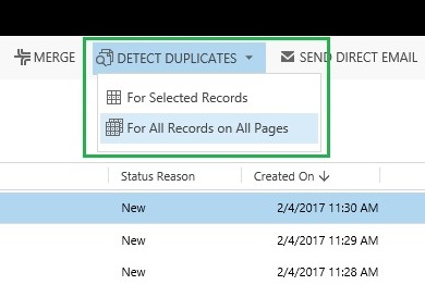 Detect Duplicates Ribbon Button in Dynamics 365 | Microsoft Dynamics ...