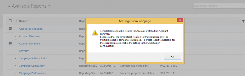 Configuring Click2export Crm Report Templates Microsoft Dynamics 365 Crm Tips And Tricks