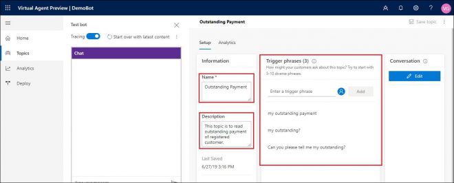 Create chatbot using Dynamics 365 Virtual Agent for your Customers ...
