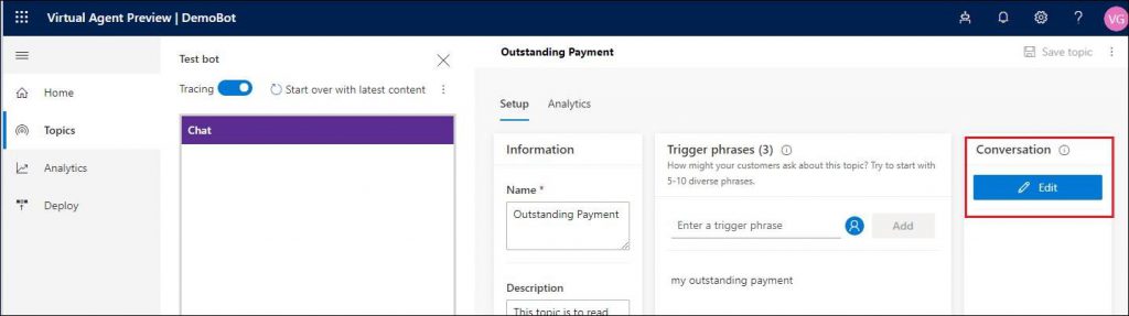 Create chatbot using Dynamics 365 Virtual Agent for your Customers - Microsoft Dynamics 365 CRM ...