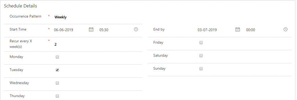 Click2Export Schedule Reports Configuration - Microsoft Dynamics 365 CRM Tips and Tricks