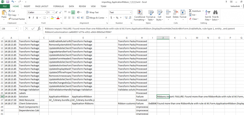 How to resolve multiple RibbonRule with rule id error in Dynamics 365 ...