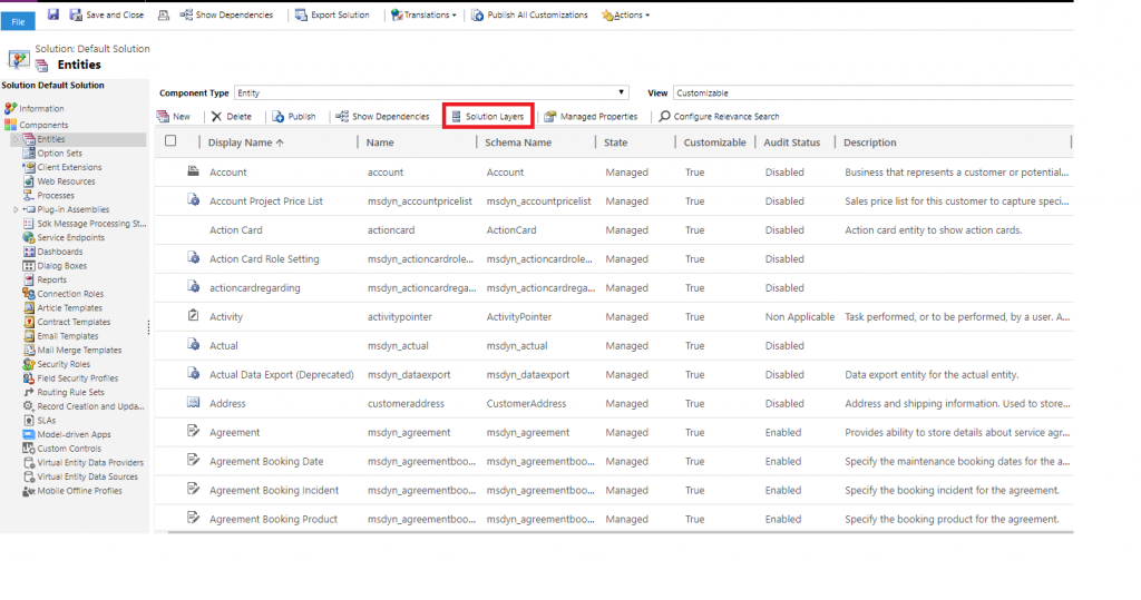 How to use Solution Layers in Dynamics 365 CRM V9.x - Microsoft Dynamics 365 CRM Tips and Tricks
