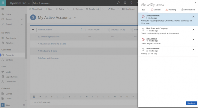 New App Release: Alerts4Dynamics – Schedule & Track Alerts and ...