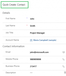 How to get the Quick Create button working on UCI in Dynamics 365 CRM ...