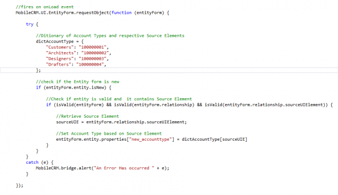 How to access Source Element of Relationship while creating new records in Resco Mobile App ...