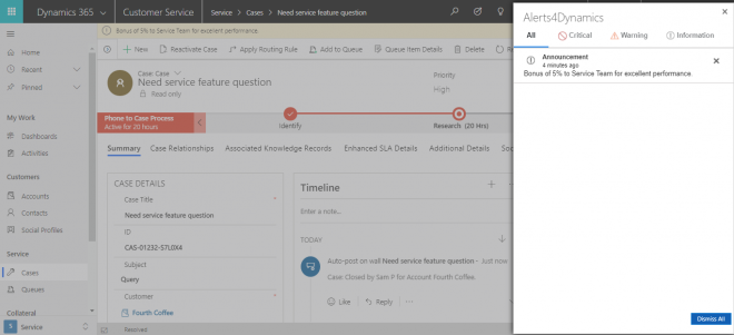 Create Announcements, Alerts and Notifications to improve your Sales ...