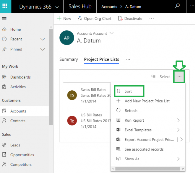 How to rearrange traditional sub-grid in Dynamics 365 CRM Unified ...