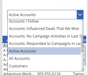 Show Dynamics 365 CRM Views in Canvas App Using CDS - Microsoft Dynamics 365 CRM Tips and Tricks