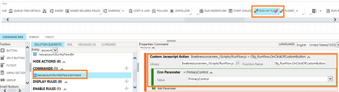 How to run Microsoft Flow through Custom Ribbon Button using http request - Microsoft Dynamics ...