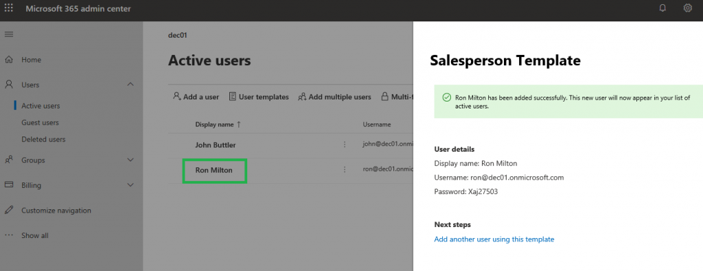 How to add users in Office 365 using ‘User Template’ - Microsoft ...