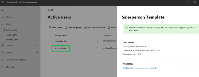 How to add users in Office 365 using ‘User Template’ - Microsoft ...