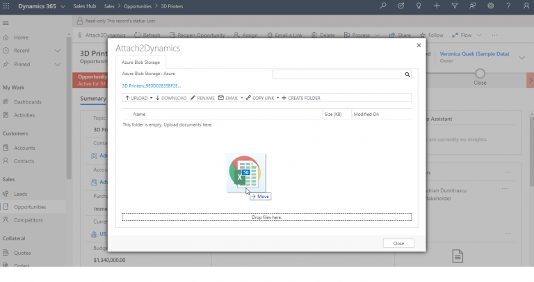 Smart and Secure way to manage your attachments on SharePoint, Dropbox and Azure Blob Storage ...