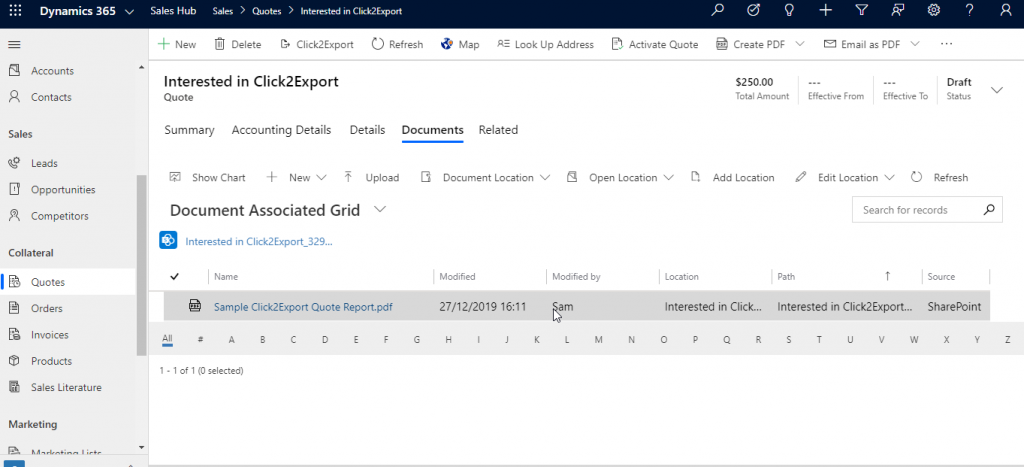 Webinar 1 Click To Export Schedule Email Attach As Note Or Upload Dynamics 365 Crm Reports