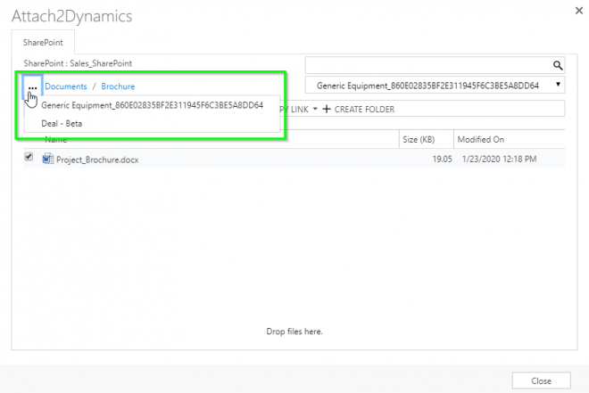 Deep search for files within the folder - Microsoft Dynamics 365 CRM ...