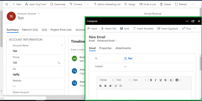 Enhanced Email Option in Dynamics 365 UCI - Microsoft Dynamics 365 CRM ...