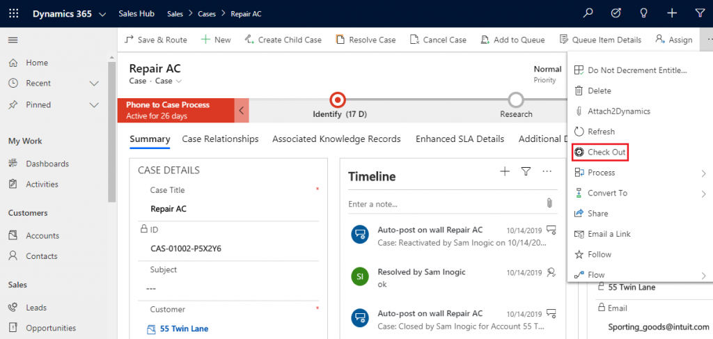 Check-in & Check-out Tracking - Microsoft Dynamics 365 CRM Tips and Tricks