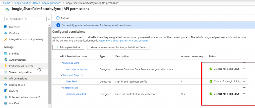 How To Create Azure Active Directory App Microsoft Dynamics 365 Crm 7822