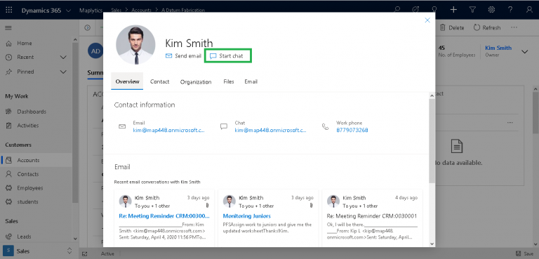 How to view Contact and Owner details in Dynamics 365 CRM record ...