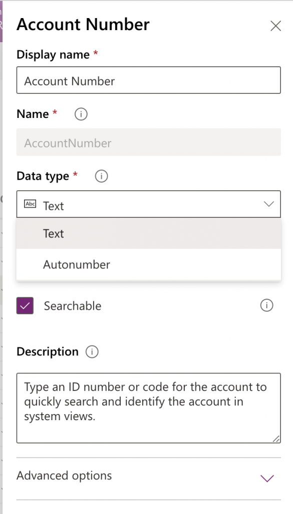 Option to change Data type to AutoNumber for existing Text fields now ... Option to change Data type to AutoNumber for existing Text fields now ...