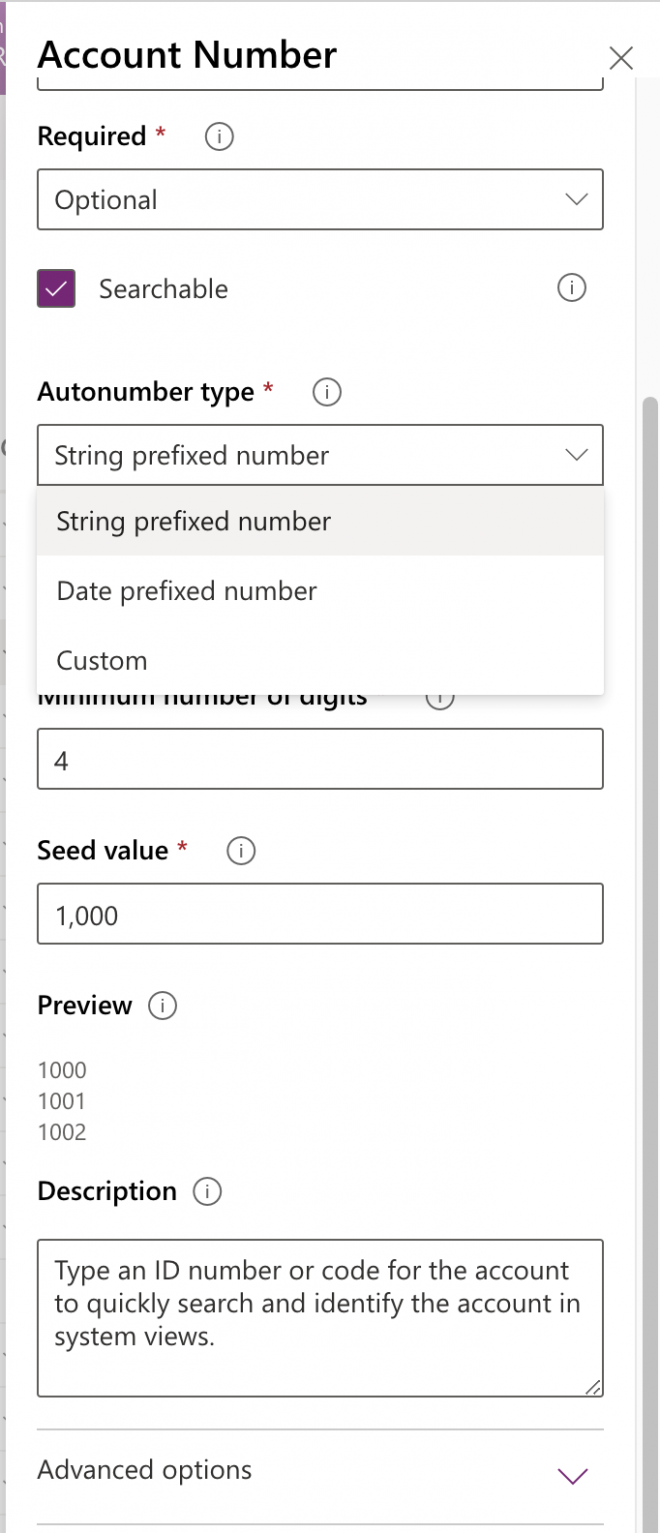 Option to change Data type to AutoNumber for existing Text fields now ... Option to change Data type to AutoNumber for existing Text fields now ...