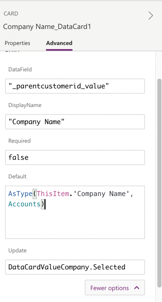 Working With Complex Data Types In Canvas Apps Using Common Data 6391
