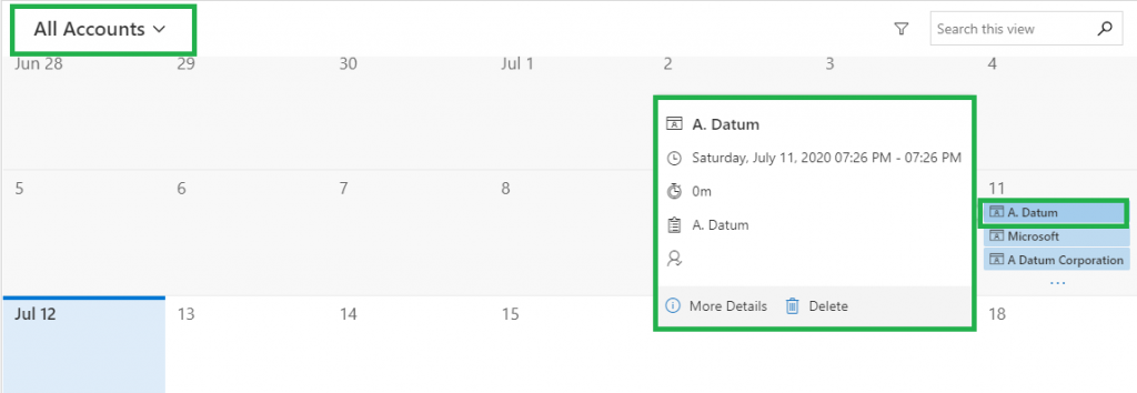 Create, View, Find and Manage records easily using Enhanced Calendar ...