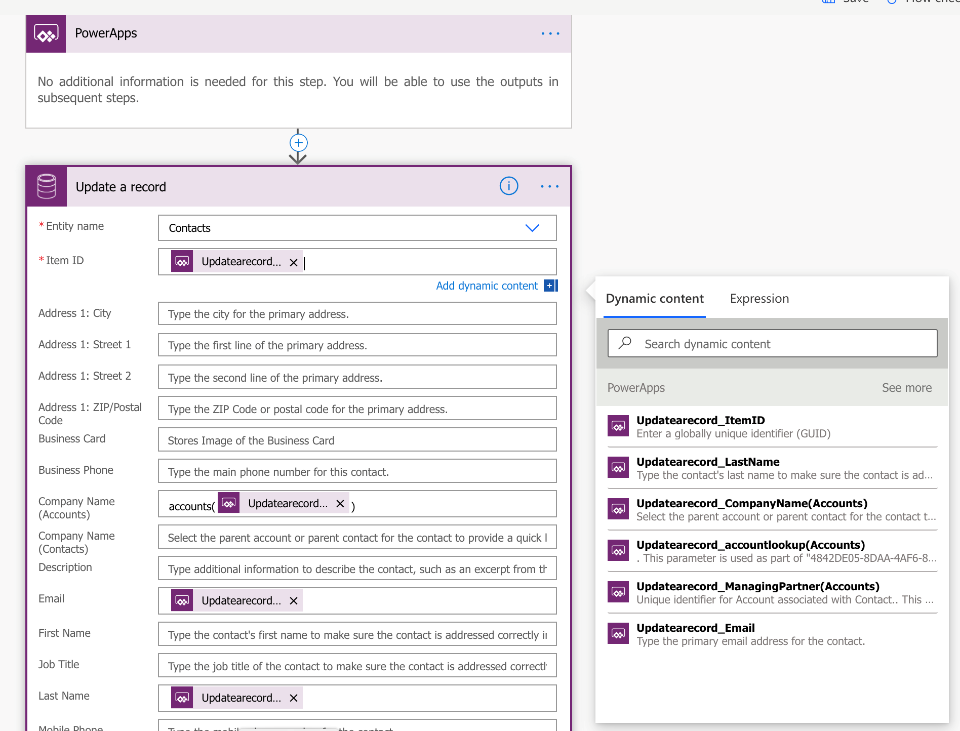 Working With Complex Data Types In Canvas Apps Using Common Data Service Current Connector 