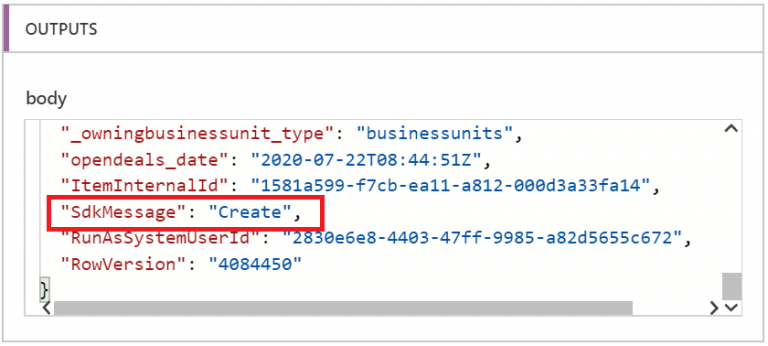 Identify the trigger message when using Common Data Service (Current) Connector in Power ...