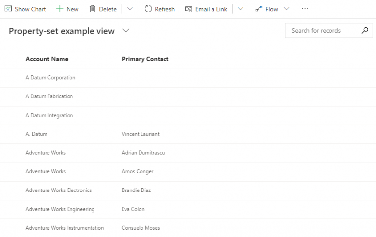 How To Create Configurable Pcf Dataset Control Using Property Set And Property Microsoft