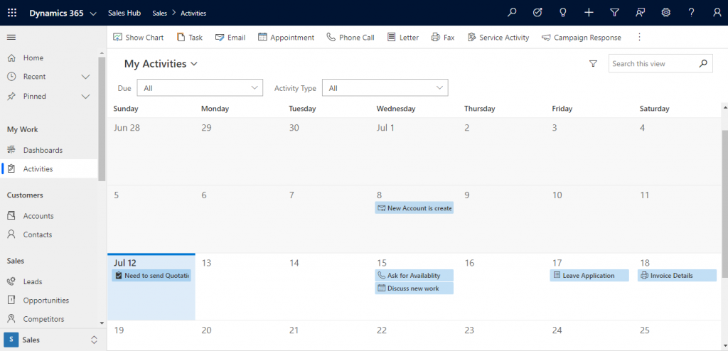 Create, View, Find and Manage records easily using Enhanced Calendar ...