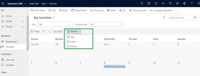 Create, View, Find and Manage records easily using Enhanced Calendar ...