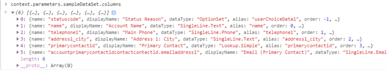 How to get additional column values in PCF Dataset Control using ...