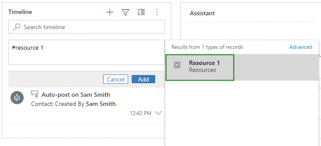 Link Custom Entity Record With Another Entity Using Timeline Post