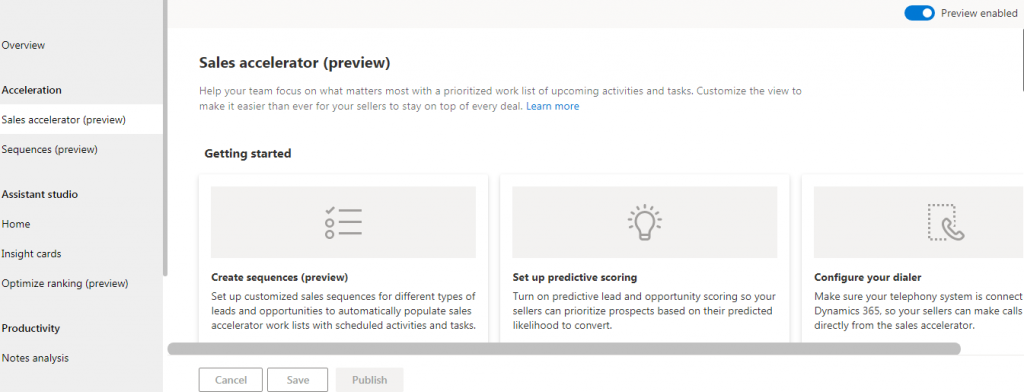How To Use Sales Accelerator Preview Feature In Dynamics 365 Ce Microsoft Dynamics 365 Crm