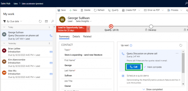 How to use Sales Accelerator (Preview) feature in Dynamics 365 CE ...