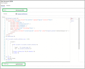 Use of JSON Type Web Templates in PowerApps Portals - Microsoft ...