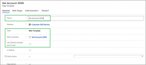Use of JSON Type Web Templates in PowerApps Portals - Microsoft ...