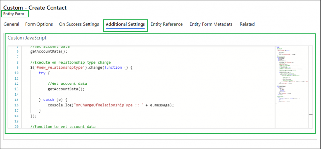 Use of JSON Type Web Templates in PowerApps Portals - Microsoft ...