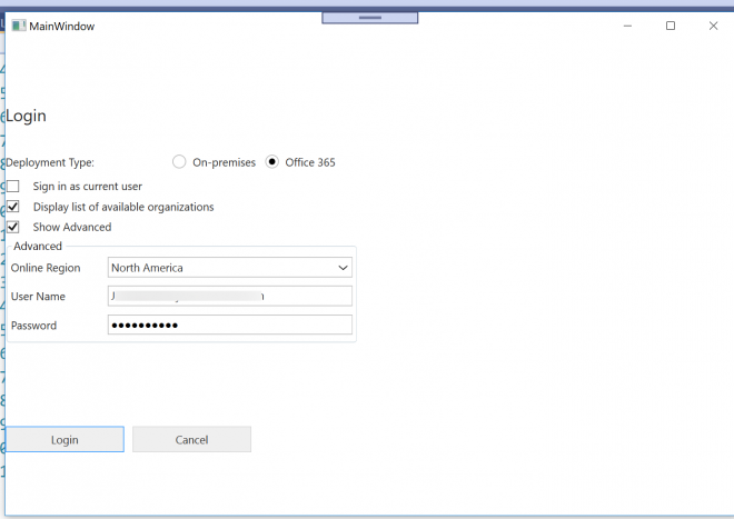Using XRM Tooling Login Control in your WPF Applications - Microsoft ...
