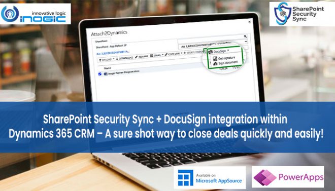 SharePoint Security Sync + DocuSign integration within Dynamics 365 CRM ...