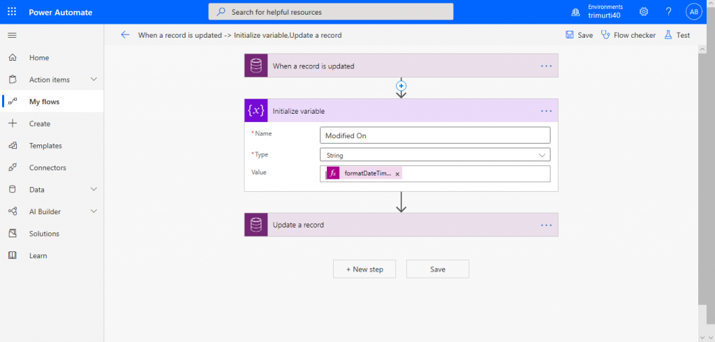 Converting DateTime field in a different format in Power Automate using ...