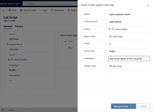 Release 2020 Wave 2 – Agent Scripts and Macros as part of Customer ...