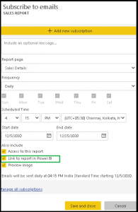 Send Power BI Report and Dashboard Details by Email - Microsoft ...