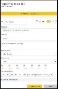 Send Power BI Report and Dashboard Details by Email - Microsoft ...