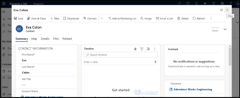 Open Lookup Field Form in the same context of the Main Form within ...