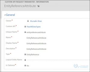 Work with all available parameter types in Custom API - Microsoft ...