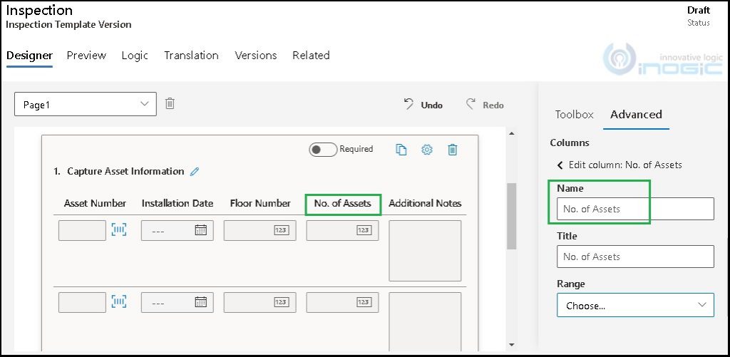 Matrix Dynamic Component within Inspections for Dynamics 365 Field ...