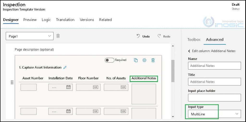 Matrix Dynamic Component within Inspections for Dynamics 365 Field ...