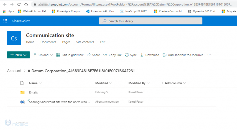 Explore the new “Open Folder” button within Dynamics 365 CRM to open SharePoint site – Document ...